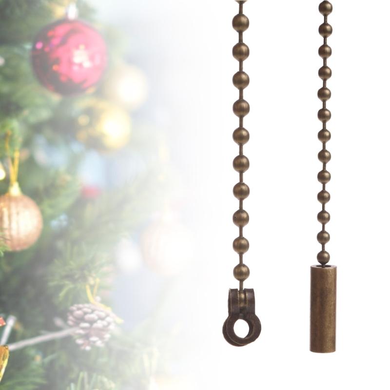 2 Pack Metal Ceiling Fan Pull Chain Extensions 1 Meter Length Easy ...