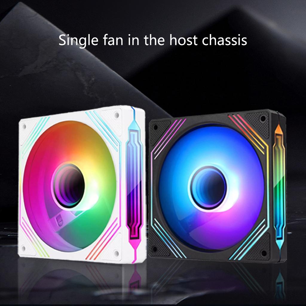 140mm Addressable ARGB Computer Cooling Fan High AirFlows PWM 500 ...