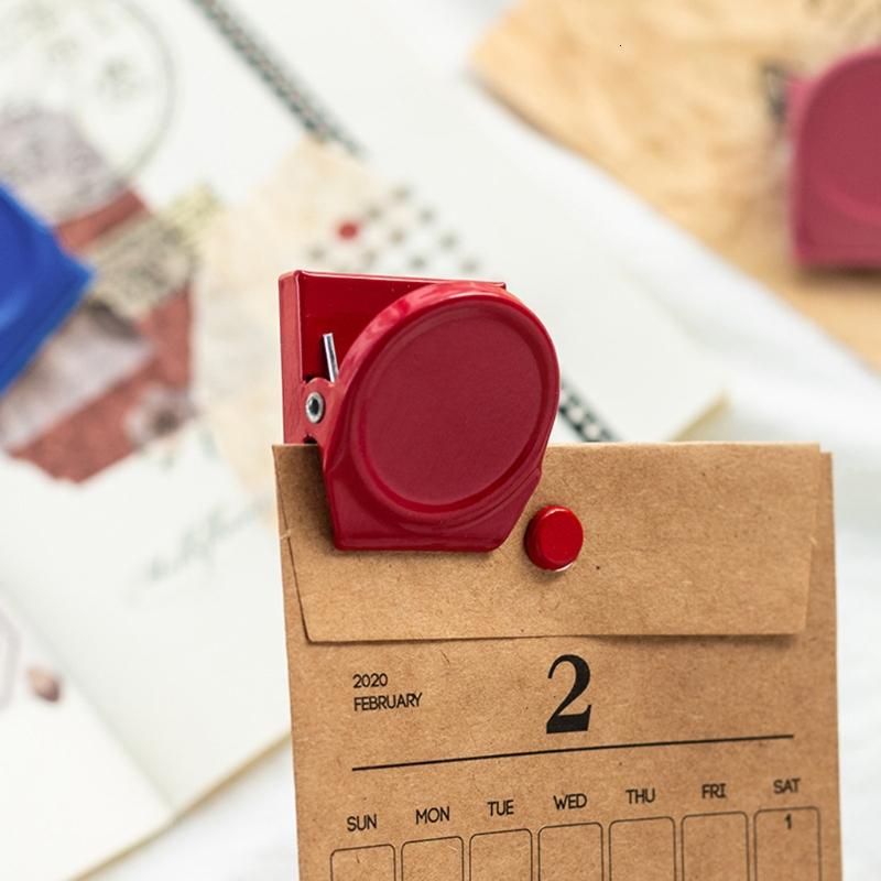 Classic Colored Magnetic Memo File Metal Clamp for Classroom Whiteboard ...