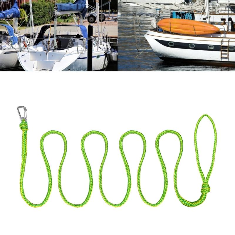 Boats Mooring Rope Nylons Kayaks Tow Rope with Clip Highly Visibleness ...
