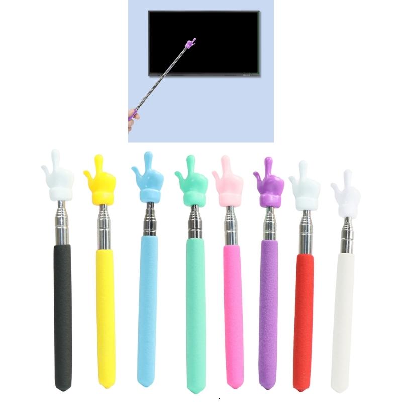 Teacher Pointer with Finger Telescopic Pointer Stick Whiteboard Pointer ...
