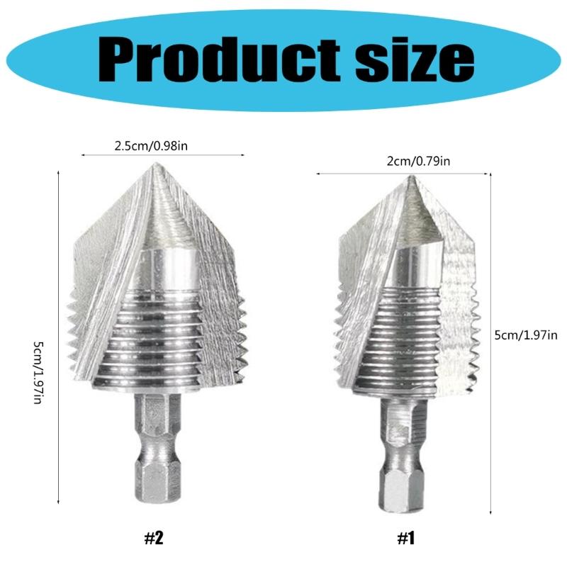 Electric Drill PVC Pipe Threader Kit PVC Thread Maker Tool for Electric ...