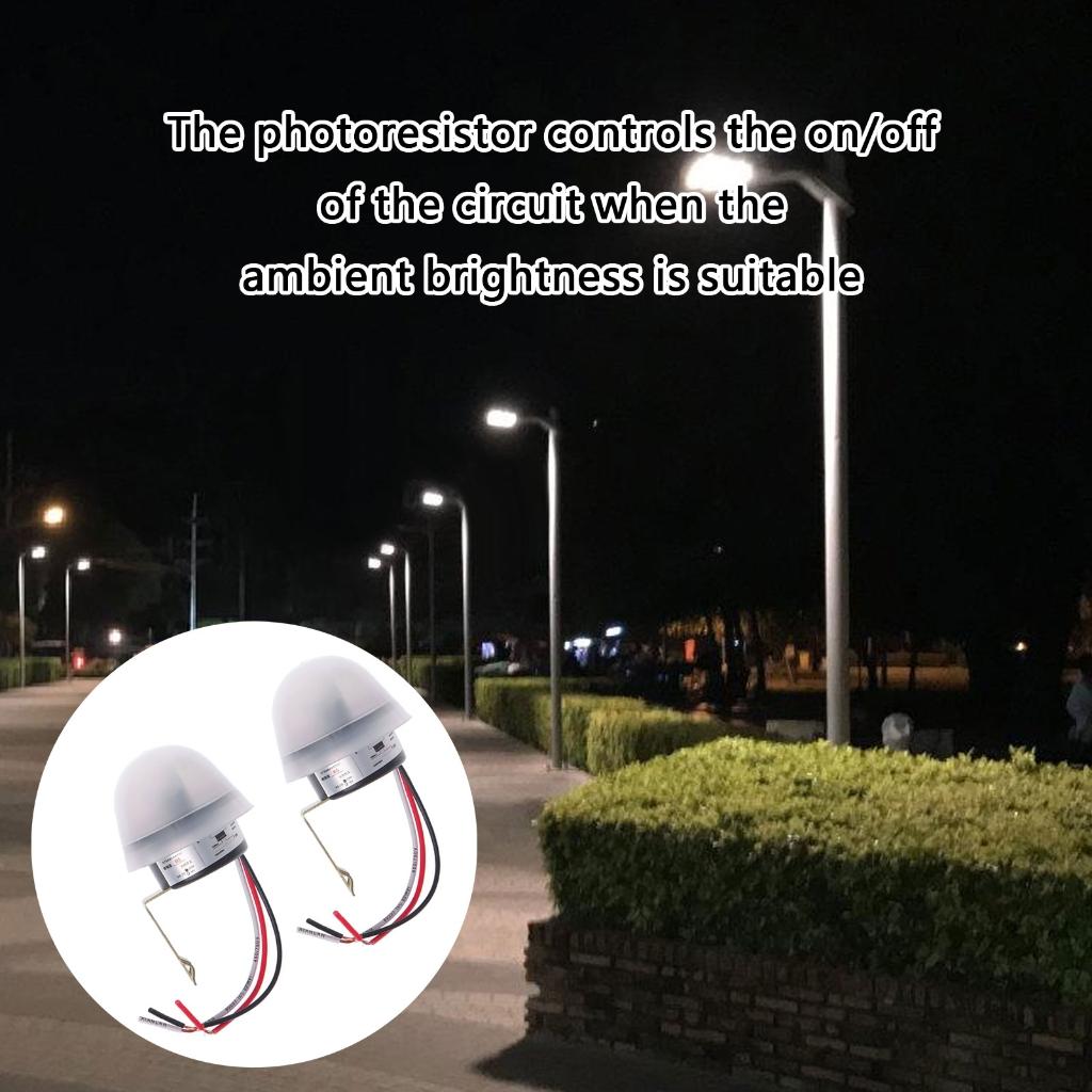2Pcs 220V 50-60Hz 10A Waterproof Sensitive Auto Switches Auto On Off ...