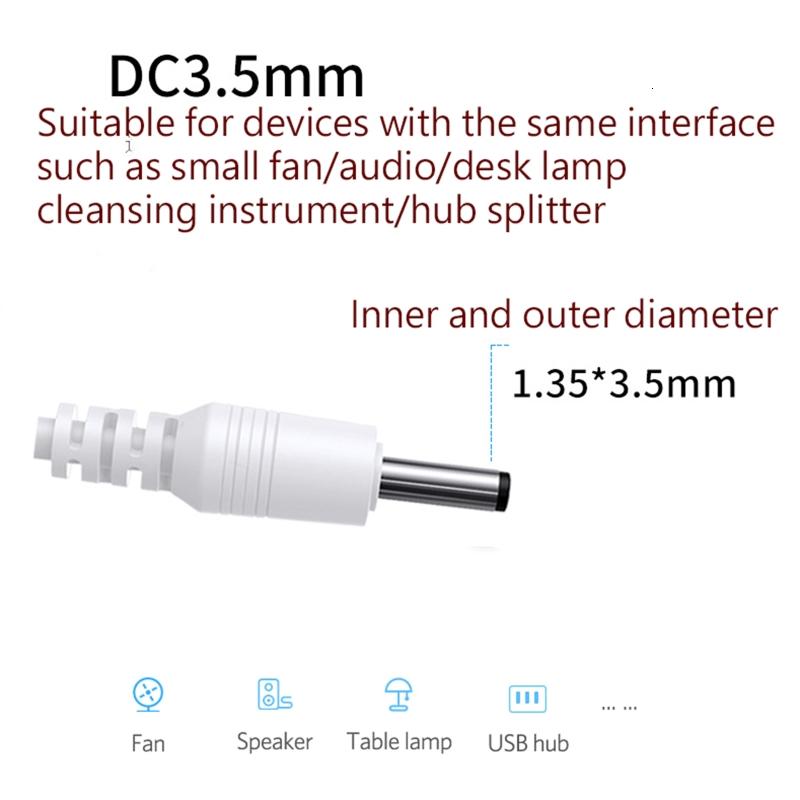 Type A Male USB Turn to for DC Power Male Plug Adapter Barrel Jack Male ...