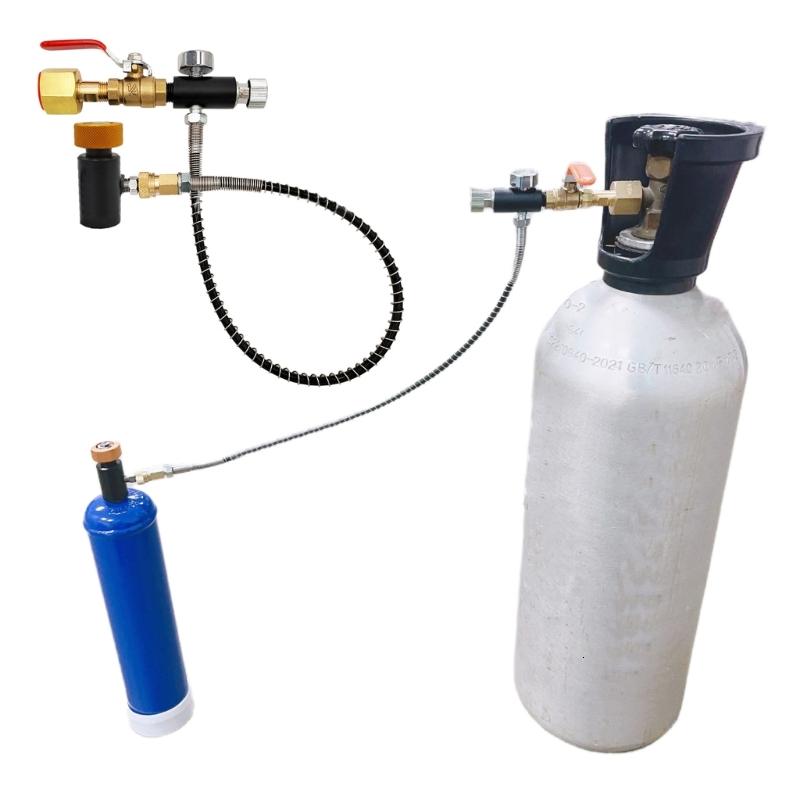 N2O Cylinder Refill Adapter Hose Water N2O Injection Adapter Metal N2O ...