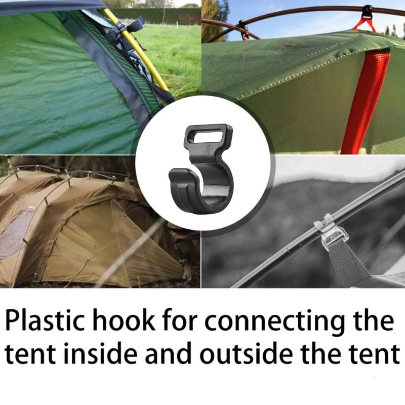 C Clamp for Camping Awning Tent Poles Clip to Fix Tent Cover Screens ...