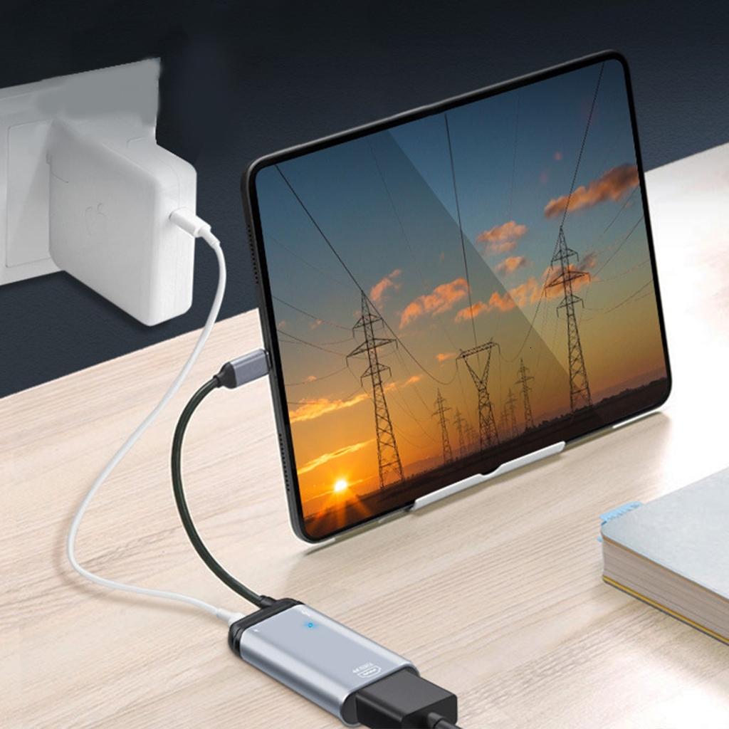 Multiports Type C Hub Supports 8K DisplayPort Ethernet Connection Fast ...