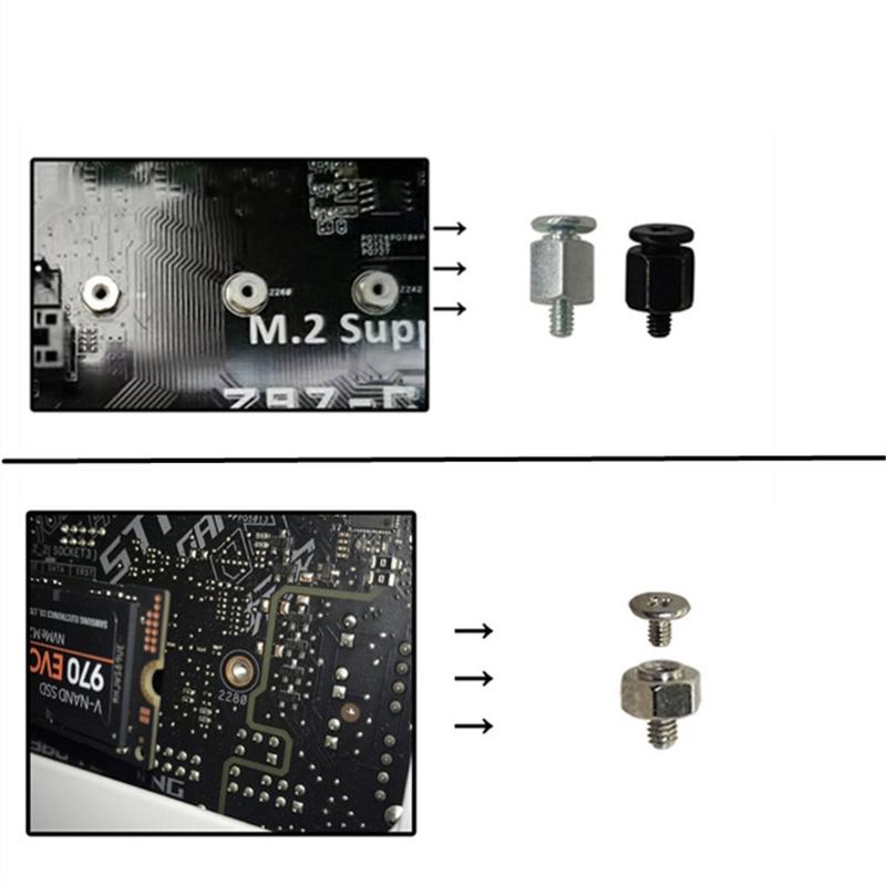 PCIe NVMe for M.2 Standoffs Mounting Screws Screwdriver Kit for ...