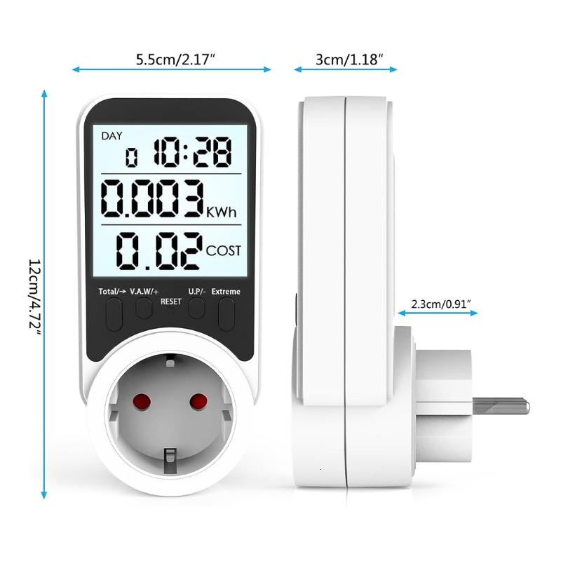 Power Meter Port Electricity Consumption Meter Electrical Device Power ...