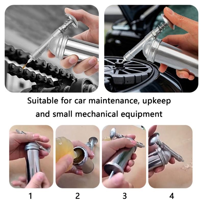 Mini 85cc Manual Grease Injector Guns Hand Operated Lubrication Oiler ...