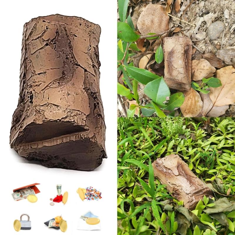 Kitchen Organizers,Outdoor Key Hider Key Holder Faux Wood Key Cash Hide ...