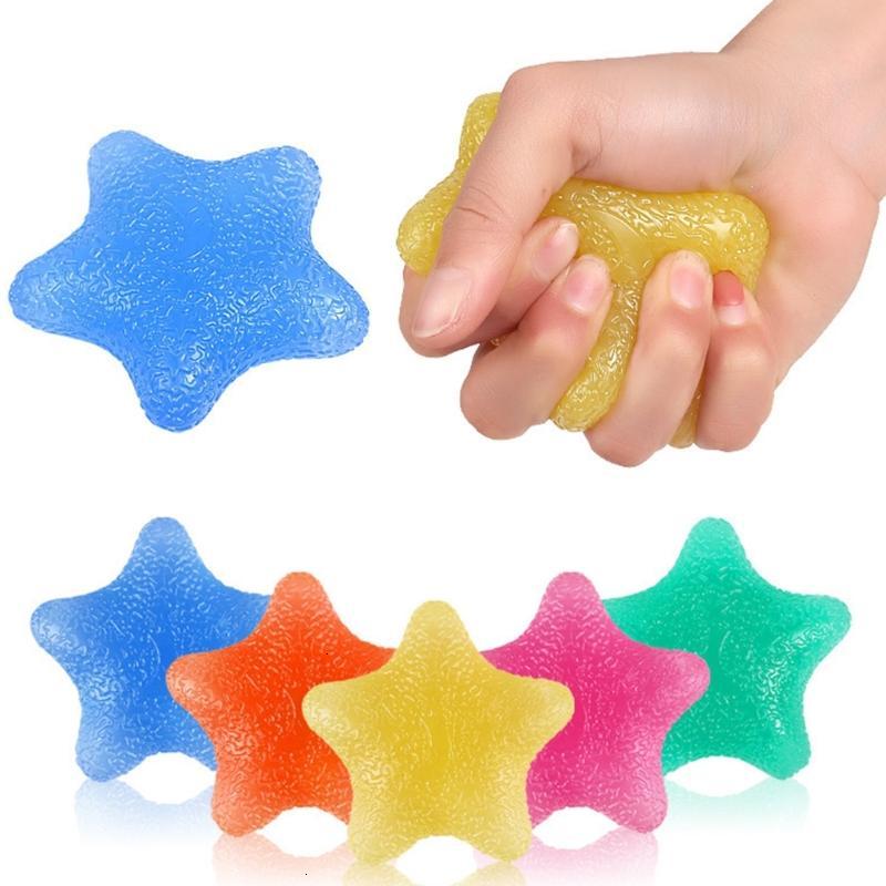 Finger Strength Builder Star Shape Hand Gripper Trainer SEBS Texture ...
