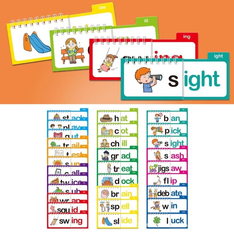 Letter Sounds Flash Cards Read and Rhyme Flip Books Phonics Flash Cards ...