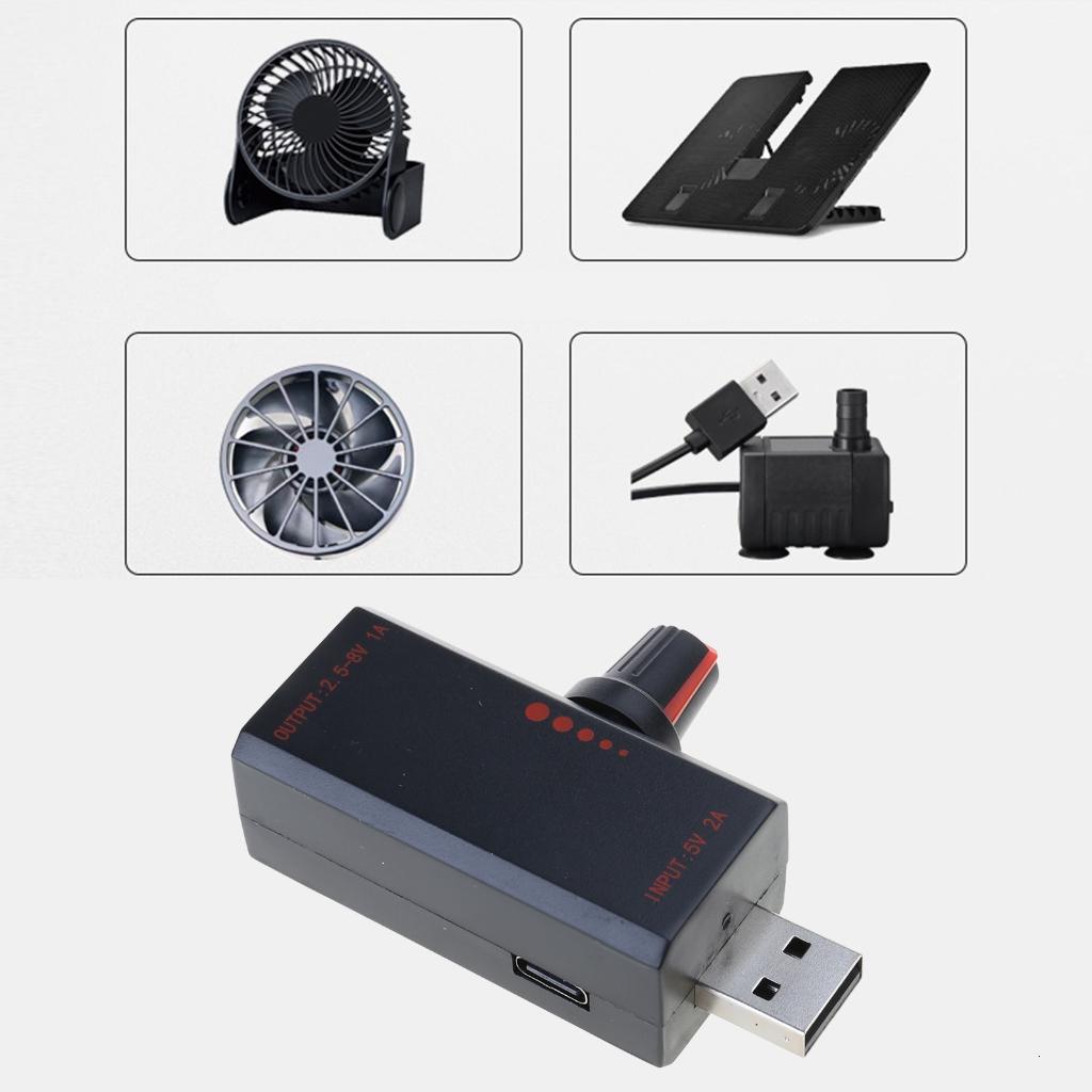 USB Fan Governor Efficient USB Fan Stepless Speed Controller for Office ...