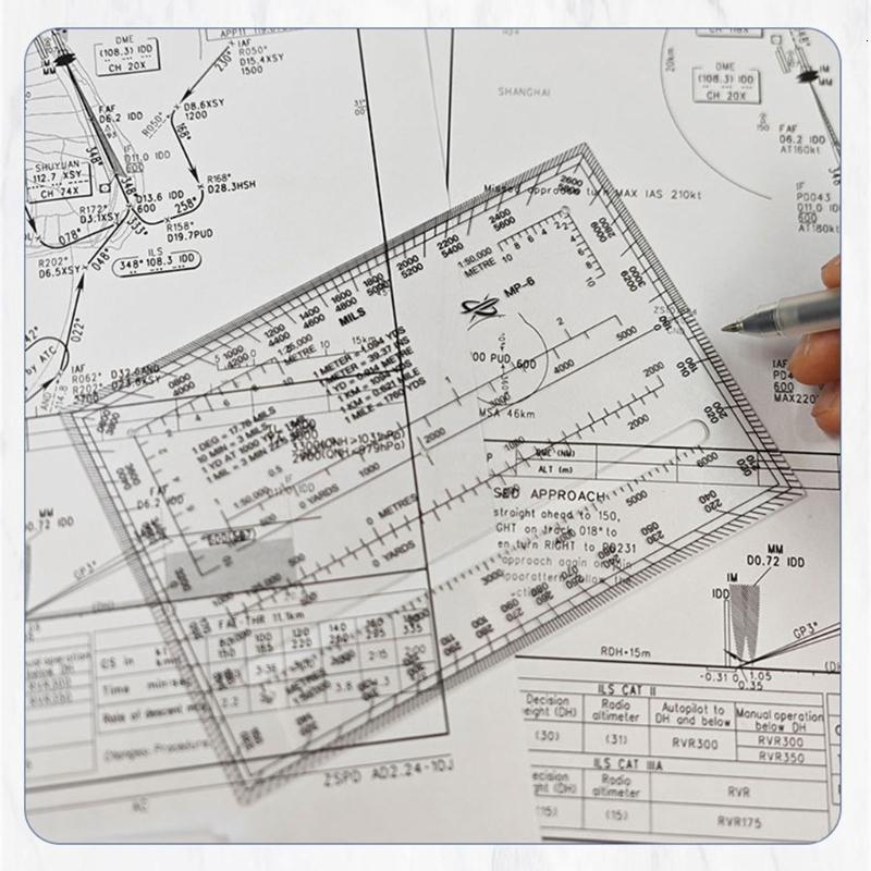 Topographical Map Scale Coordinate Scale Map Military Protractor with ...