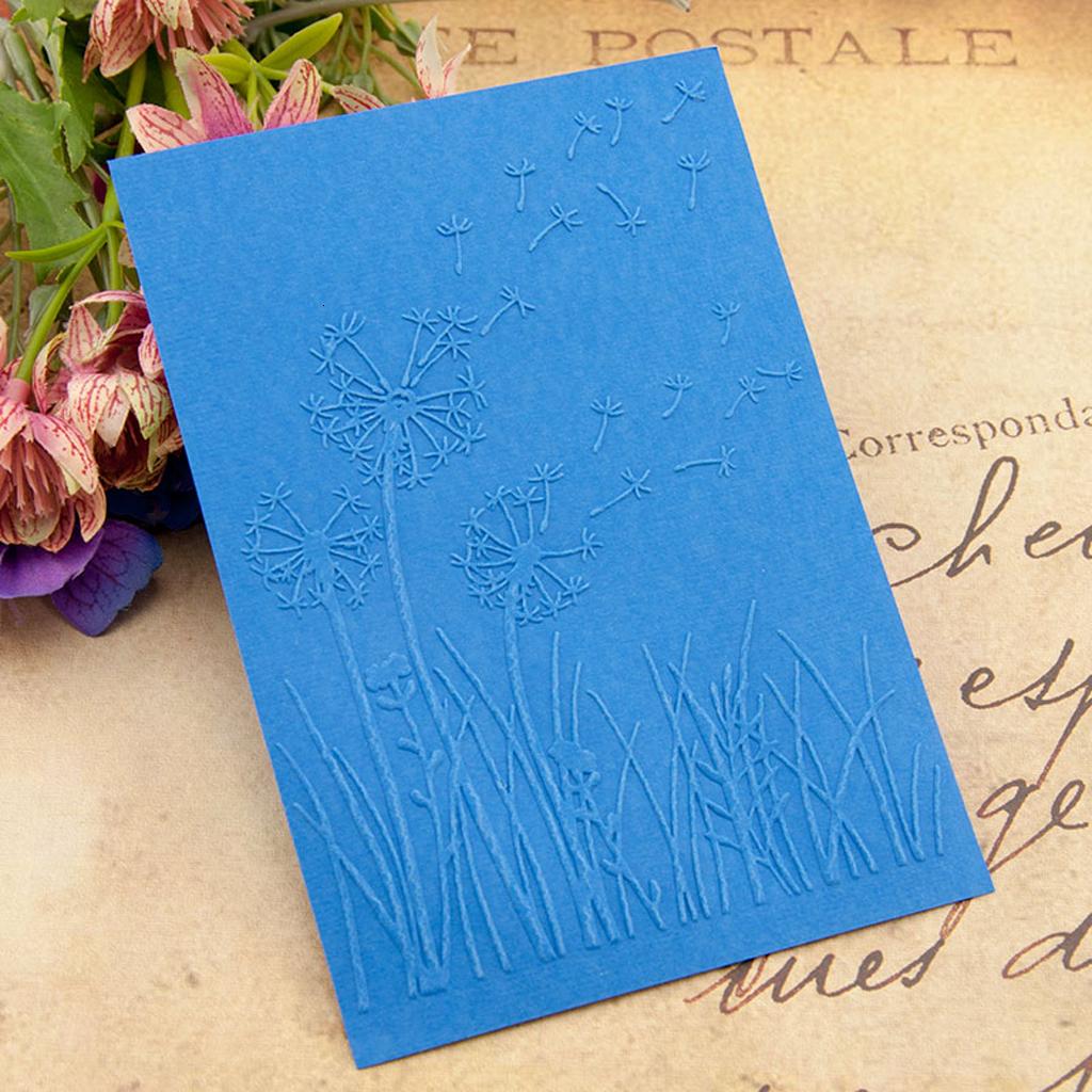 Dandelion Embossing Folder Template Card Paper Making Stencil ...