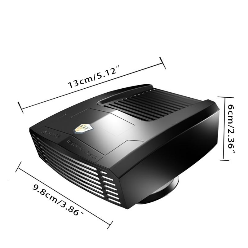 12V Demister Vehicle Heater Fan Rotatable Heating Fan Winter Windshield ...
