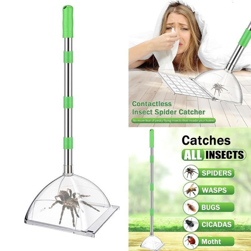 Spiders And Insect Catcher Tool 32Inch Handle Safe Distance Captures ...