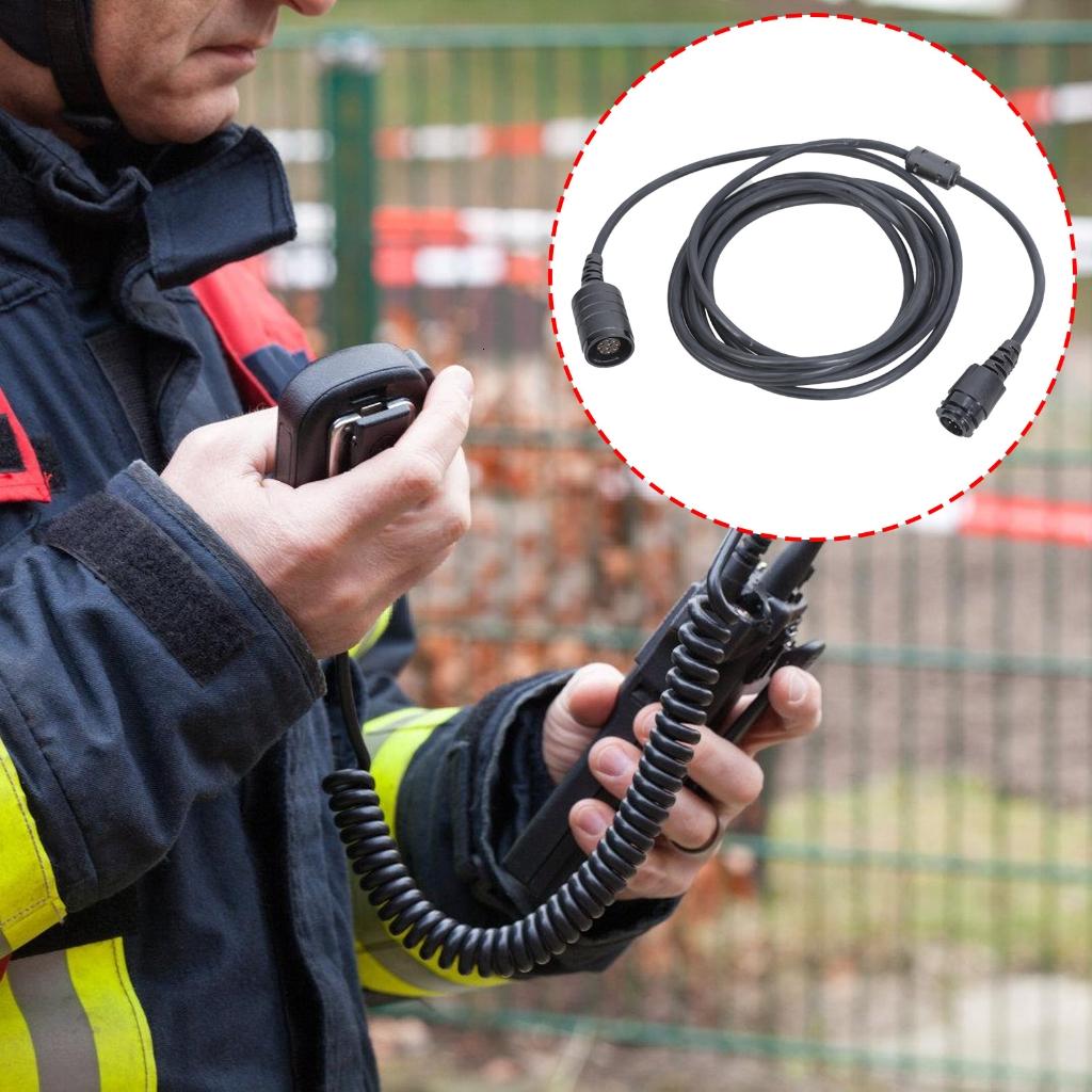 Two Way Radio RMN5052A 10Pin Microphone Extension Cord Cable for M8668i ...