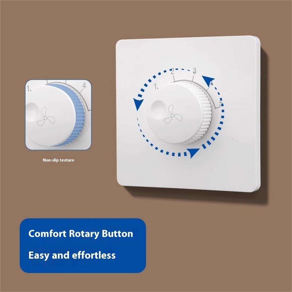 Ceiling Fan Rotary Dimmer Switches 120W 300W 500W Adjustable Speed 220V ...