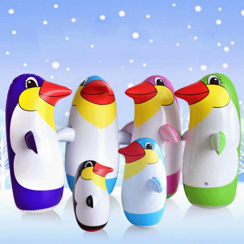 36cm/45cm/70cm PVC Inflatable Toy for Creative Lifelike Cartoon Penguin ...