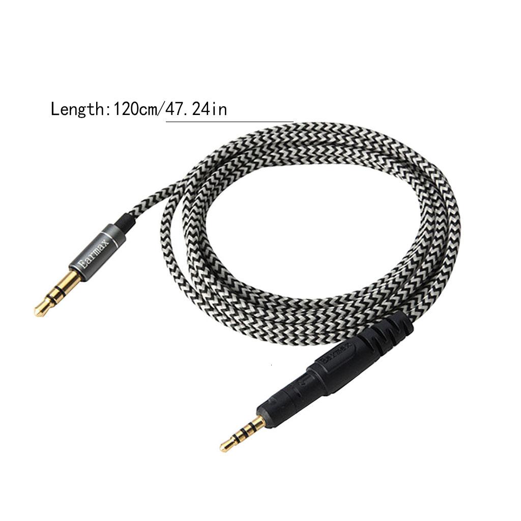 Detachable Gaming Headphone Cable 47 inches for ATH-M50x M40x M70x M60x ...