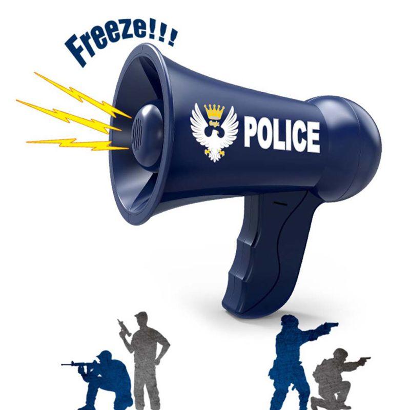 Portable Megaphone Musical Toy Voice Changer Siren Sound for Police ...