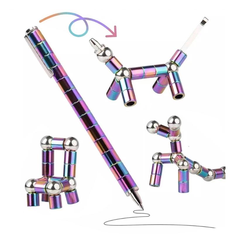 Multifunction Deformable Magnet Writing Pen Polars Pen Fidgets Pen ...