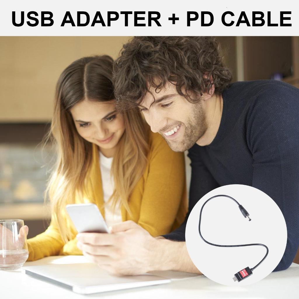 USB C PD to 5V 9V 12V 12V 20V 5.5x2.1mm Adjustable Voltages Step Up ...