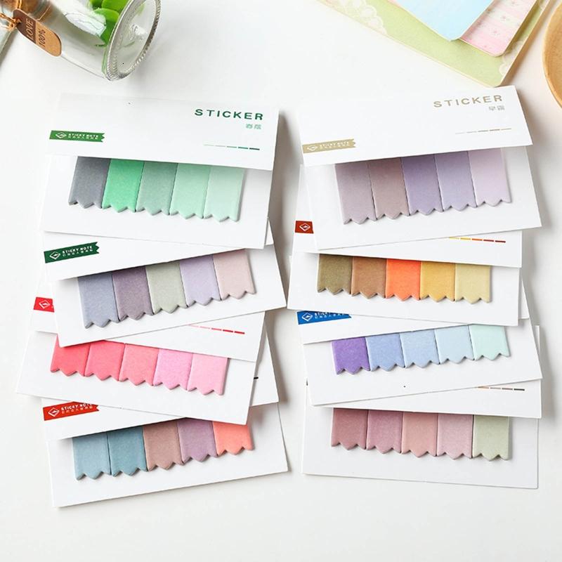 100 Sheets Index Labels Colorful Notes Flags Reading Stickers Bookmarks ...
