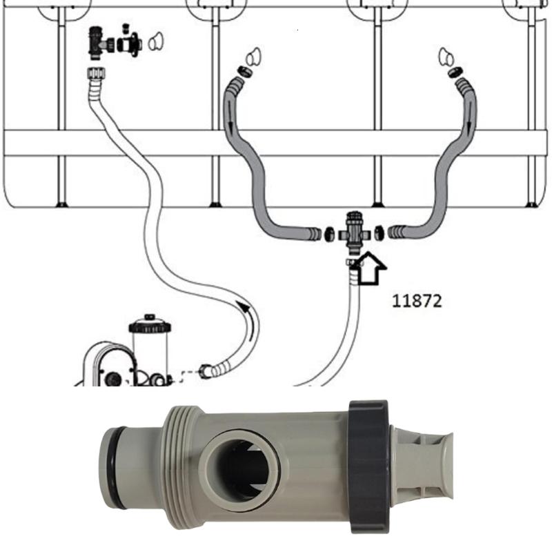 Pool Hose Plunger Valves Replacement Double Split Hose Plunger Valves ...