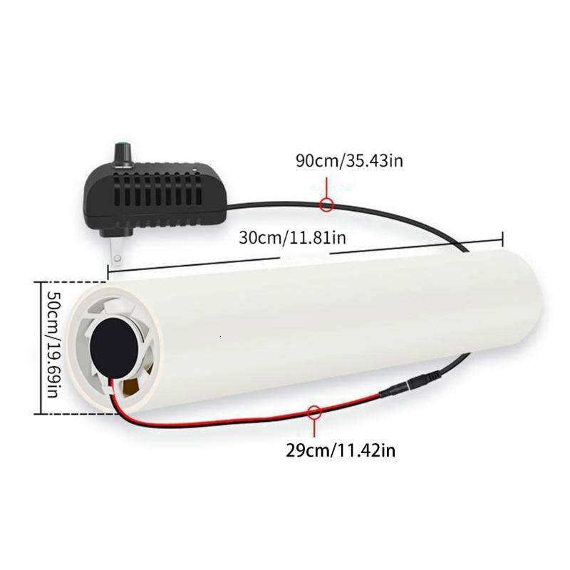 Inline Duct Fan Air Ventilator Pipe Ventilation Exhaust Fan Mini ...