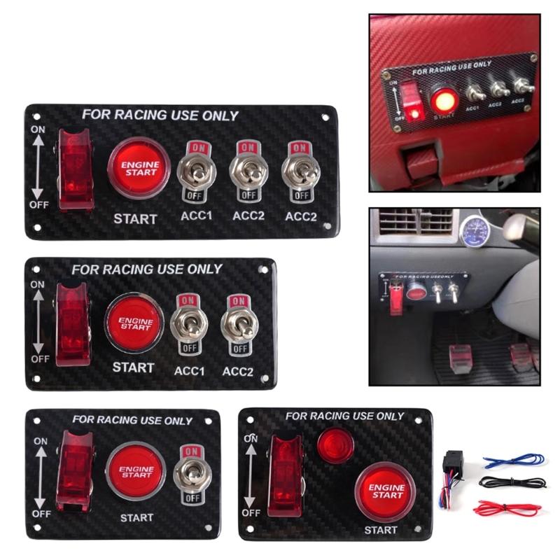 Competitive Car Ignition Switch Panel with Relays Wiring Harness, Start ...
