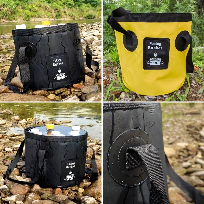 Collapsible Bucket Water Container Portable Folding Bucket Home Travel ...