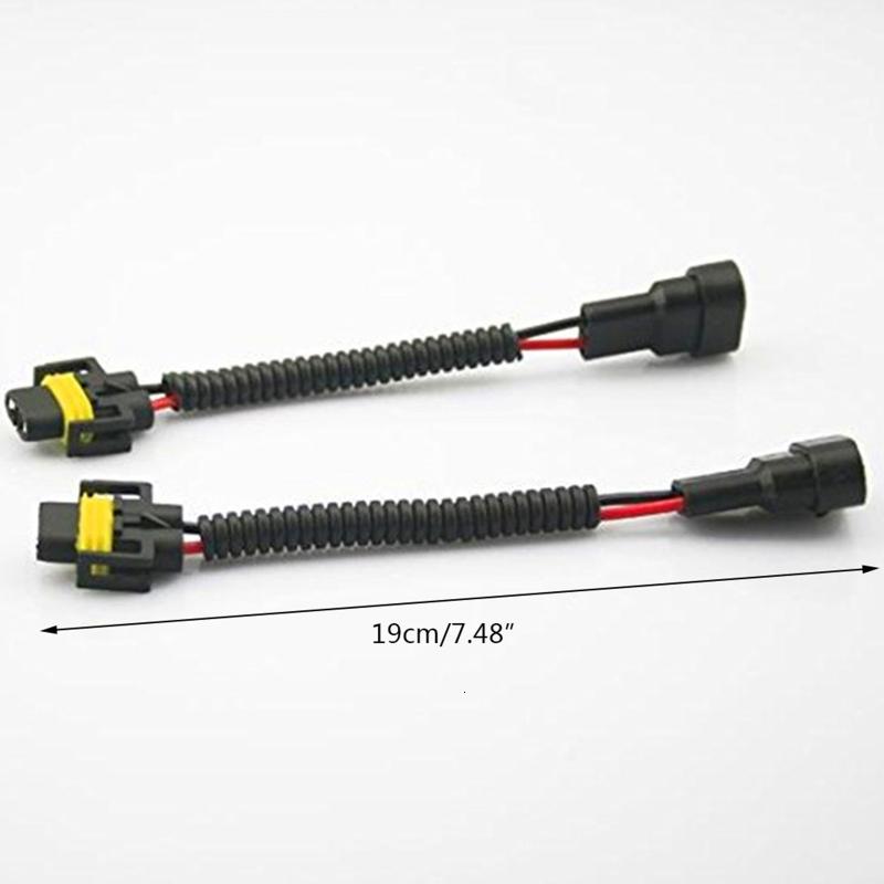 9006 Bulb to H11 H8 Headlight Fog Light Conversion Wiring Plug Adapter ...