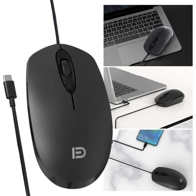 3700C Mouse Type C CordedUSB C Gaming Mouse Type-C Ergonomic Mouse ...