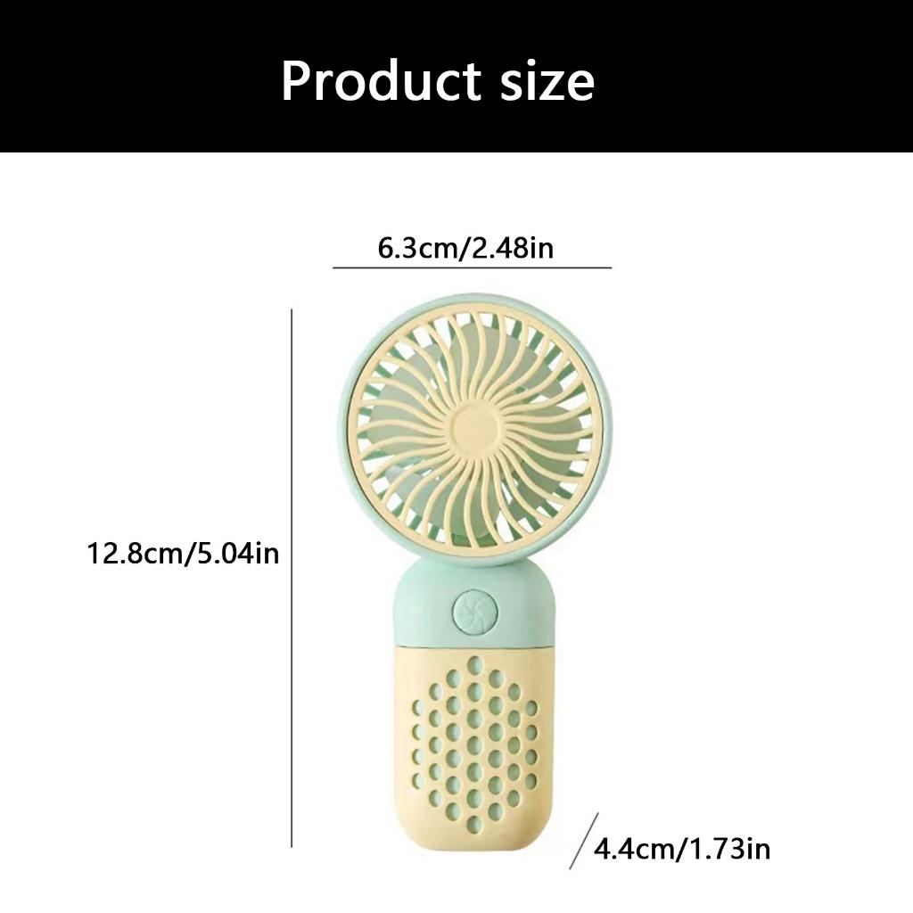 Rechargeable Pocket Sized Fan With Silents Operations 360 Rotatable ...