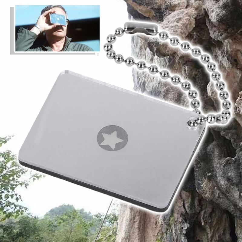 Outdoor Survive Signal Mirror Emergency Rescue Multifunction Outdoor ...