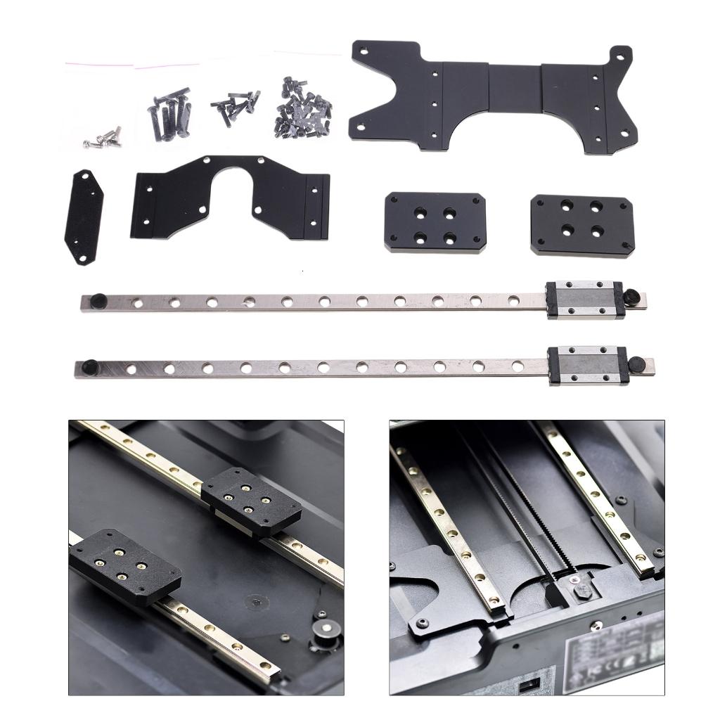 Upgrades Linear Rail Conversion MGN9H 300mm Plate Linear Motion Guide ...