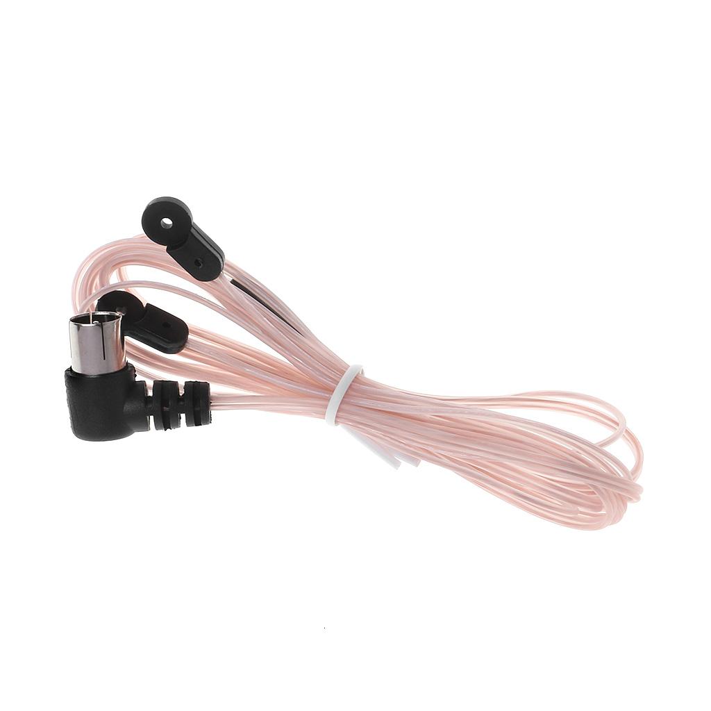 FM Antenna 75 Ohm F Type Male Plug Home Radio Stereo Signal Receiver ...