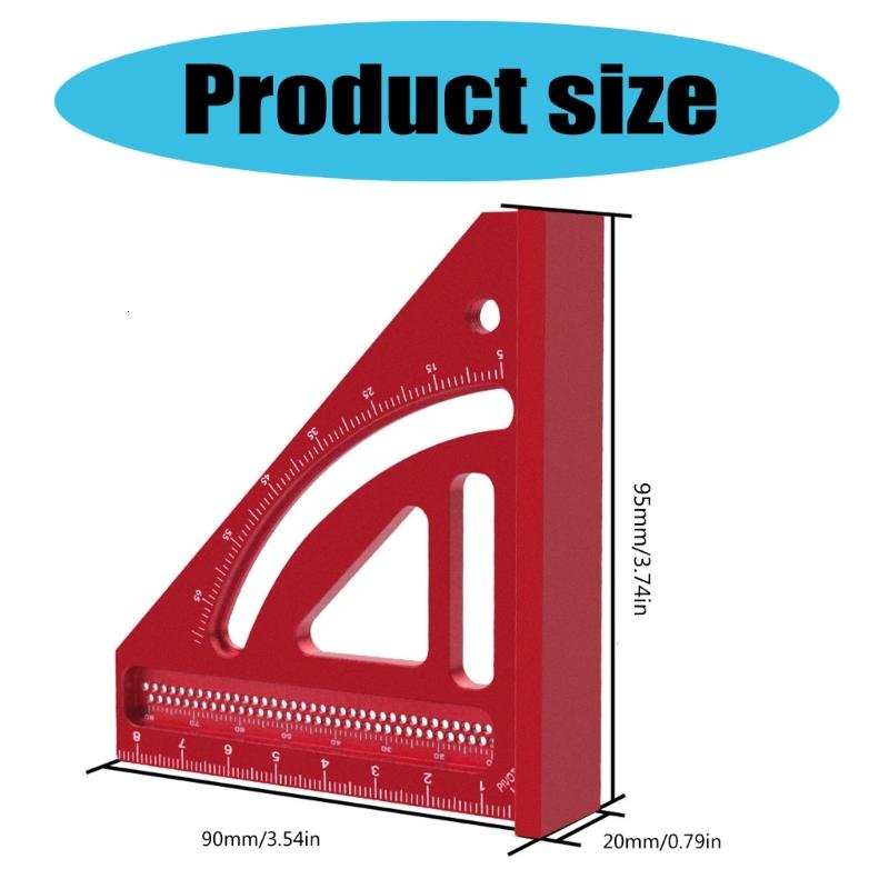 Engineer Precisions Square Rule for Woodworking Multiple angles Miters ...