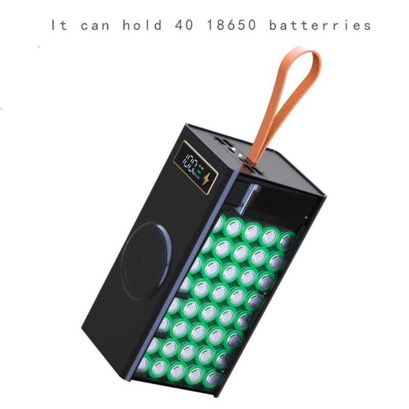 DIY Power Case Box 40x18650 Battery Pack with LED Lighting and Advanced ...