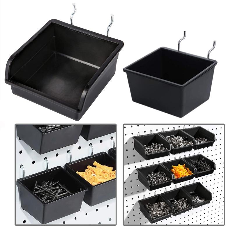Convenient Pegboard Box Peg Board Organizer Basket for Workshop and ...