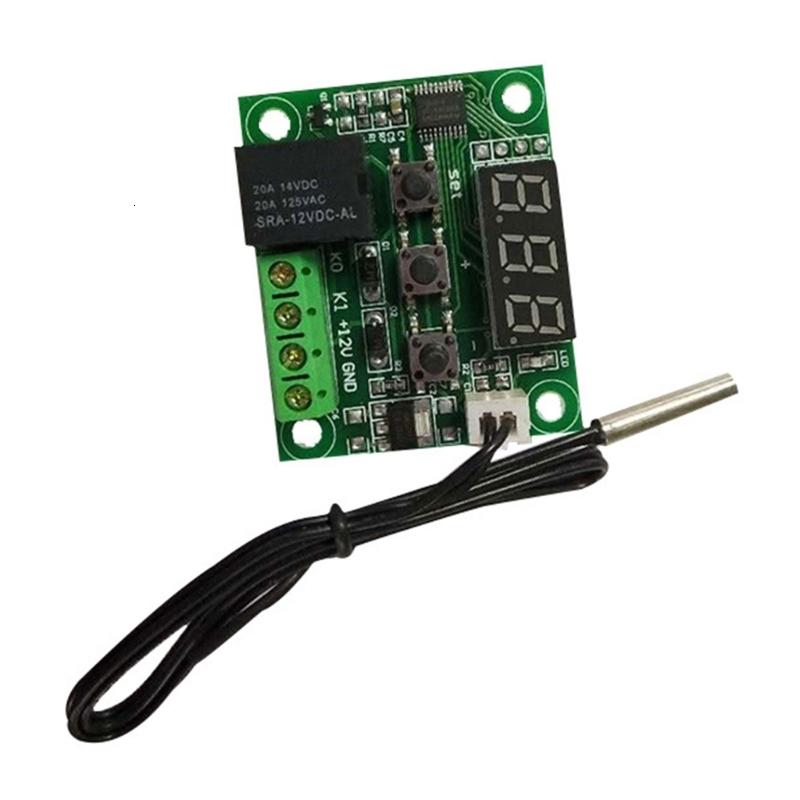 Upgraded 12V Temperature Controller Digital Thermostat Temperature ...