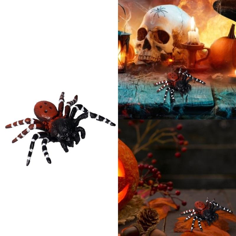 Plastic Realistic Spiders Fake Spiders Toy Funny Joke Prank Tricky ...