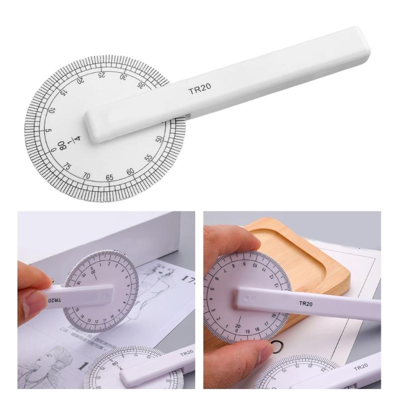 Circular Quilting Ruler with Scaled Roller Wheel Pattern Making Ruler ...