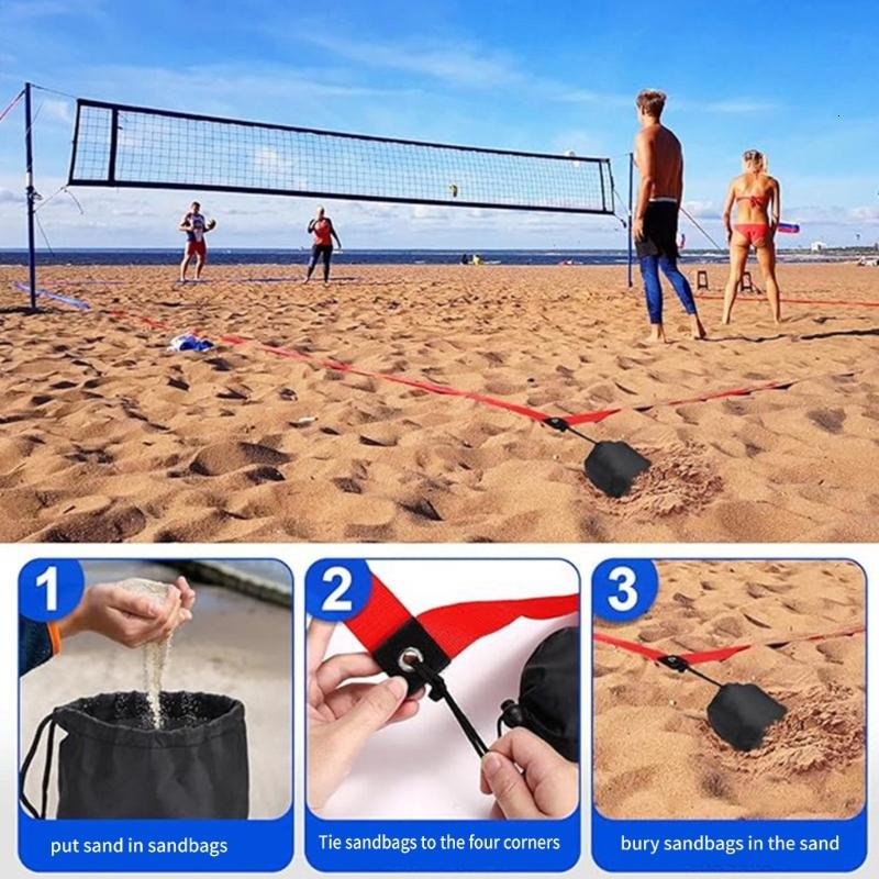 Outdoor Volleyball Boundaries Line Portable Line Marking Courts Marker ...