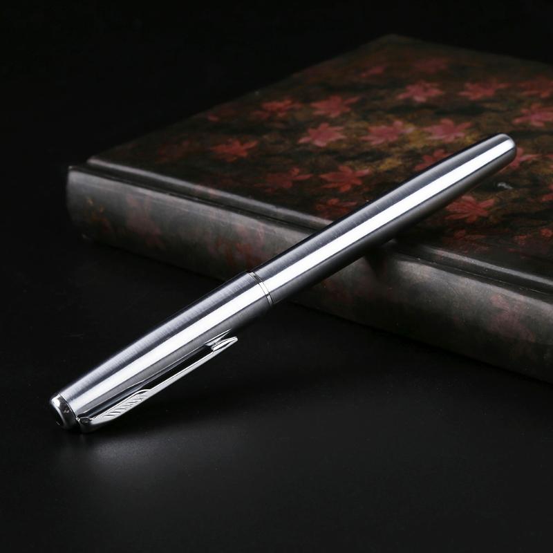 Hero 5020 Silver Stainless steel Fountain Pen With Standard for M Nib ...