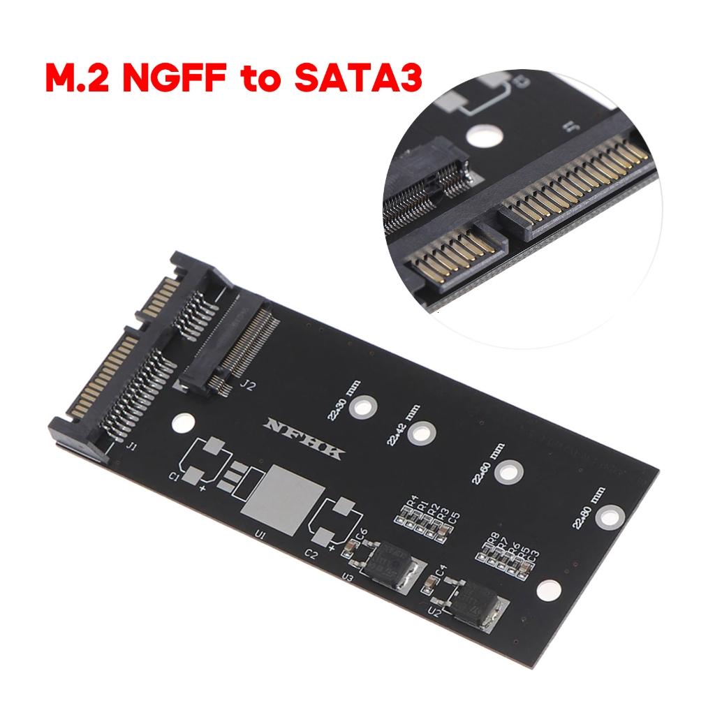 M.2 NGFF Sata SSD to 2.5in Sata 3 Adapter M.2 NGFF to Sata Converter ...