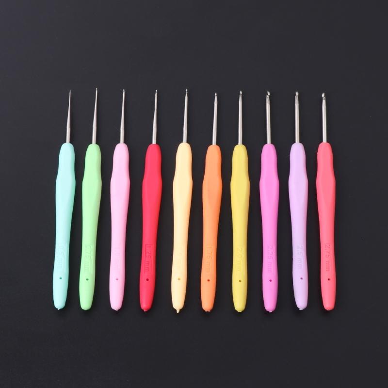 Metal Knitting Needle Ergonomic Grips 0.5-2.75mm Tools Supplies Gagdet ...